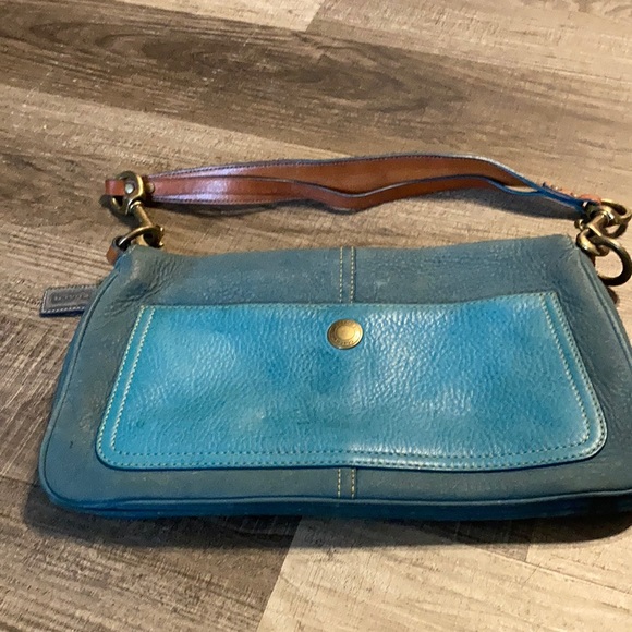 Coach | Bags | Coach Turquoise Satchel Bag | Poshmark